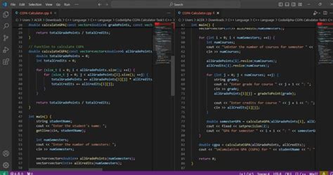 Mehtab Khan On Linkedin Cplusplus Cgpacalculator Codealpha Programming Academictools