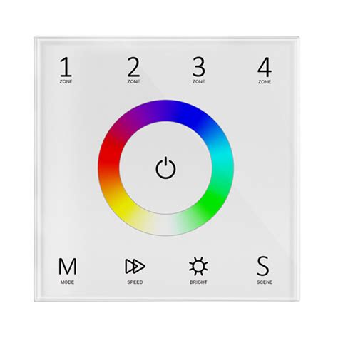 DMX Touch Control Panel 4 Zones RGB