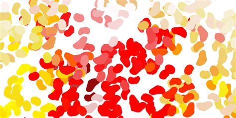 Light Red Yellow Vector Background With Random Forms 3033166 Vector Art At Vecteezy