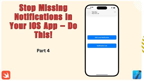 How To Create And Schedule Local Notifications In Swiftui And Swift