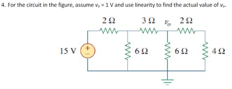 solved for the circuit in the figure assume v0 1v ﻿and use