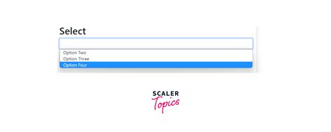 Bootstrap Select Scaler Topics