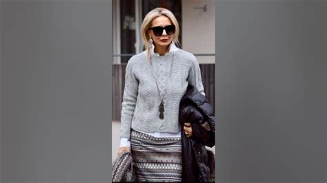 아름다운 가을 실버코디 중년패션코디 Fashion 중년코디 데일리룩 Youtube