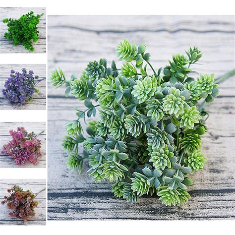 Купить Пластиковые суккуленты искусственные цветы DIY Suculentas ...