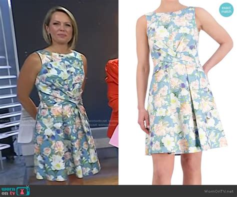 Wornontv Dylans Floral Crisscross Dress On Today Dylan Dreyer