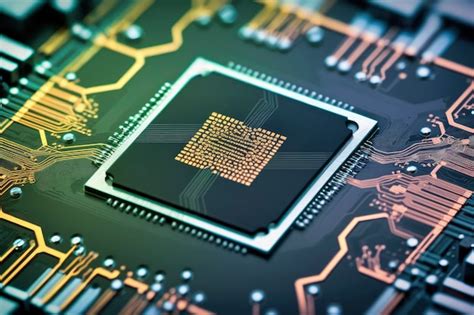 Premium Ai Image A Micro View Of Semiconductor