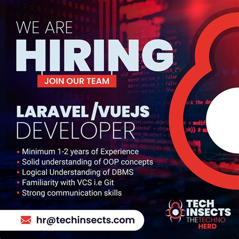 Techinsects On Linkedin Laravel Vuejs Laraveldeveloper