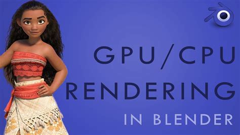 How To RENDER With GPU CPU Or BOTH In Blender YouTube