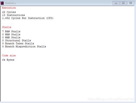 Winmips64工具进行mips指令集实验(二)winmips Cycles是什么 Csdn博客 Winmips64工具进行mips指令集实验(二)winmips Cycles是什么 Csdn博客