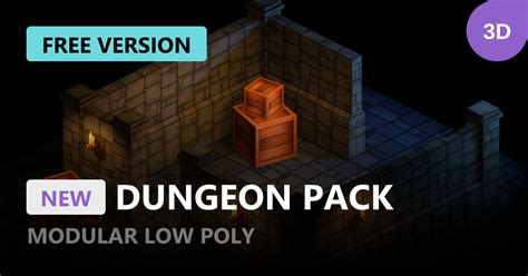 New Dungeon Pack Modular Low Poly (Free Version) | 3D Dungeons | Unity Asset Store