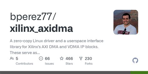 GitHub Bperez Xilinx Axidma A Zero Copy Linux Driver And A Userspace Interface Library For