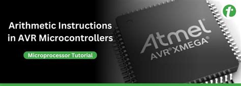 Arithmetic Instructions In Avr Microcontroller
