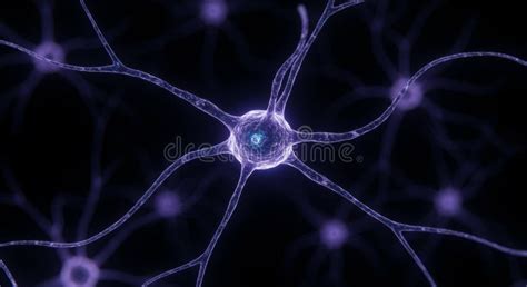 Microscopic Neuron Network 3D Neural Pathways Complex Neural Network Intricate Connections 3D ...