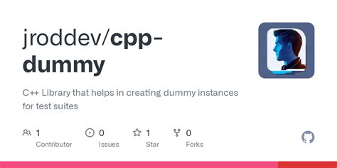 GitHub Jroddev Cpp Dummy C Library That Helps In Creating Dummy Instances For Test Suites