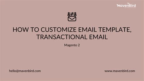 How To Customize Email Template Transactional Email In Magento 2 Mavenbird
