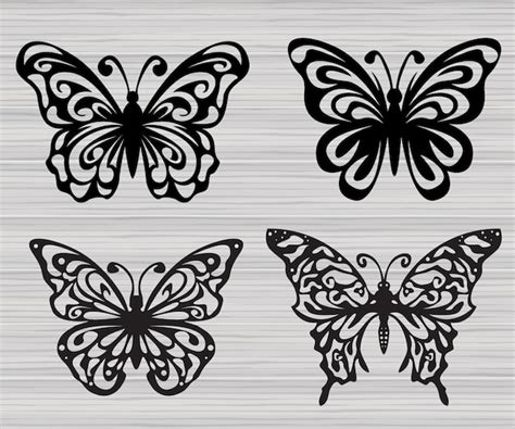 Butterfly Laser Cut Vectors And Illustrations For Free Download