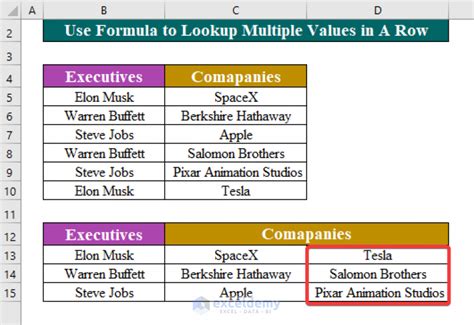 how to lookup multiple values in excel 10 ways exceldemy