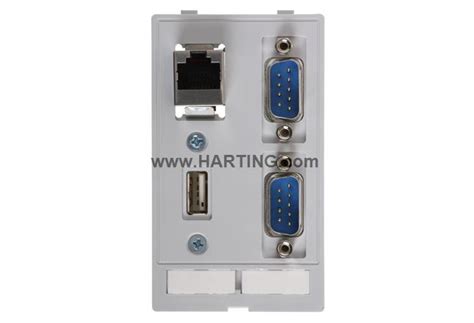 Data Module Rj45usb2xsub D9mm Harting Technology Group