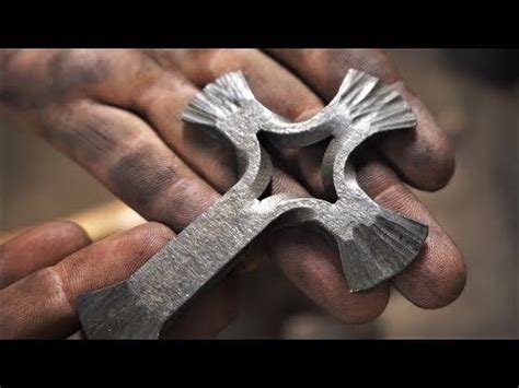 Forging a Split Cross - YouTube | Forging, Blacksmith projects, Blacksmithing