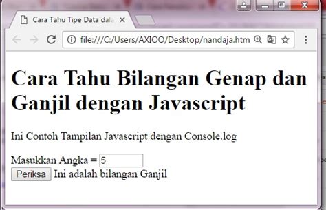 Penulisan Struktur Logika IF ELSE Dalam JavaScript Petunjuk Onlene