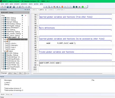 How Do Beginners Start Developing Rh850 R7f70018x Iar Forum Rh850 And Rl78fx Mcu Renesas