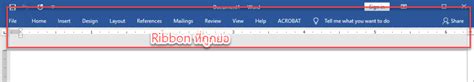 การย่อหรือขยาย Ribbon ใน Microsoft Word เพื่อเพิ่มพื้นที่ทำงาน