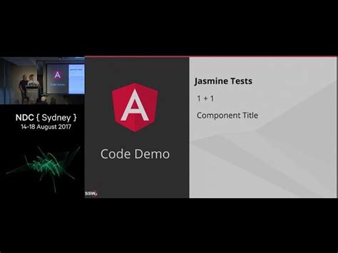 NDC Conferences Talk Techniques And Practices For Testing Angular From NDC Conferences Class
