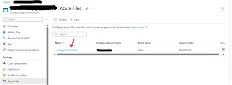 How To Mount File Share To An Azure Container Apps Environment In Bicep Stack Overflow