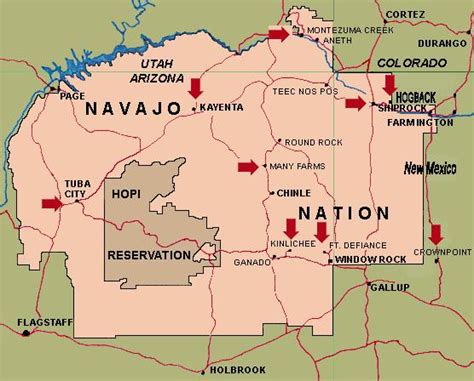 Navajo Map Nemfrog Monument Valley Navajo Nation Details From A