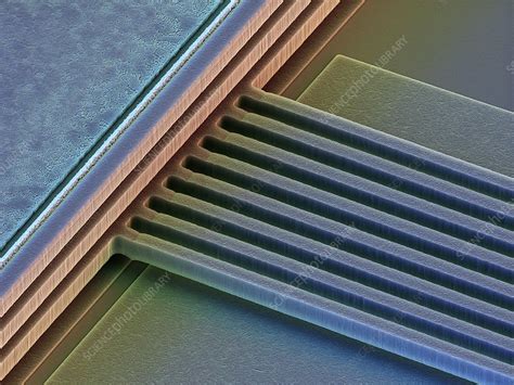 Mems Electrothermal Actuator Device Sem Stock Image C0167086 Science Photo Library