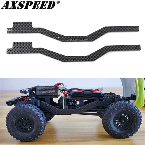 Axspeed Axial Scx24 Chassis Frame Rails Carbon Fiber Beam For 1 24 Rc