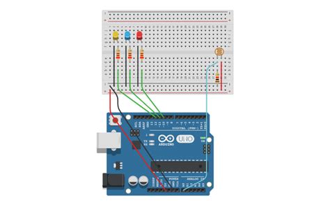 Circuit Design Sensor Ldr Tinkercad