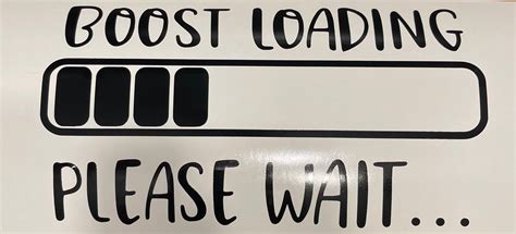 Boost Loading Decal Etsy