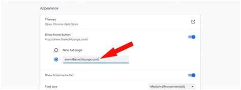 How To Set A Homepage In Google Chrome The Tech Lounge