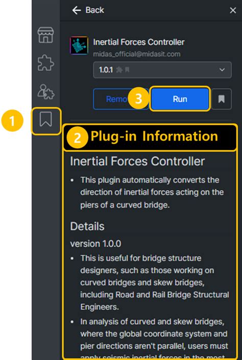 Midas Api Plug In Inertial Forces Controller