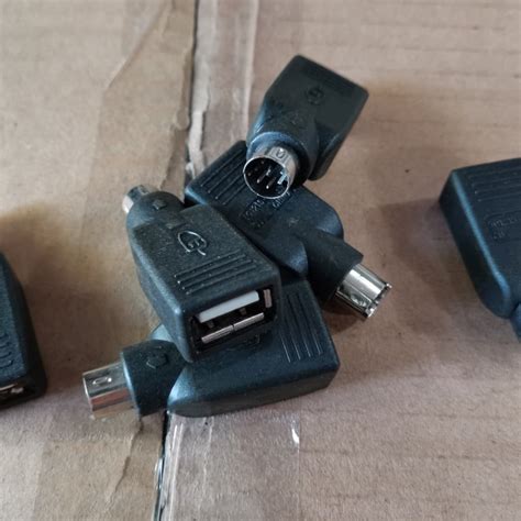 Jual USB To PS2 Converter USB ADAPTER GAME CONSOLE Female To PS2 Male Adapter Gender Konektor