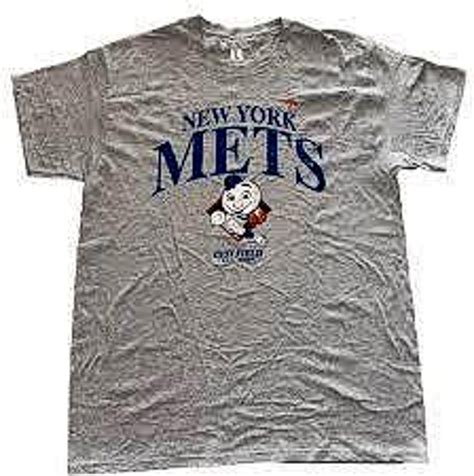 Ny Mets Mr Met Tee Shirt Toss Citi Field Mlb Medium 2025 Etsy