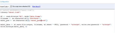 a quick tip for reading in password protected exce alteryx community
