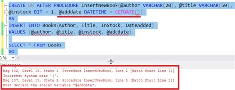 Default Values In Stored Procedure Parameters Do You Know This Rule Simple SQL Tutorials