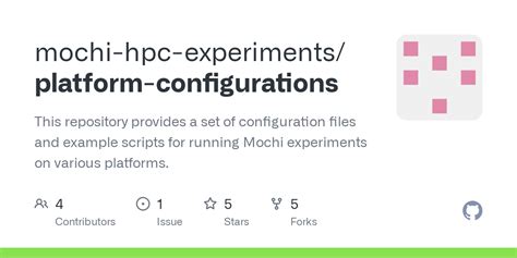 Github Mochi Hpc Experimentsplatform Configurations This Repository