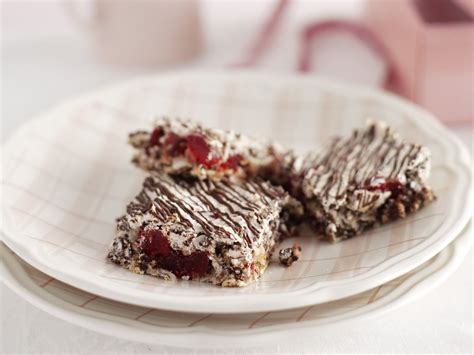 Choc Cherry Macaroon Slice Womens Weekly Food