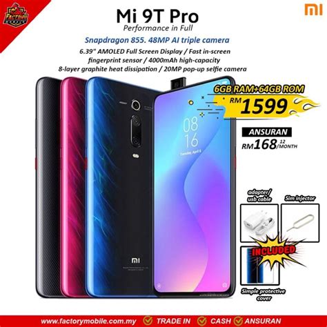 Xiaomi Mi9T Pro Malaysia Set Shopee Malaysia