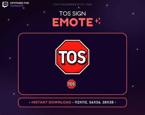 Tos Symbol Twitch Emote Tos Emote For Twitch Terms Of Service Emote
