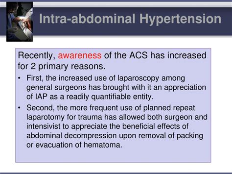 Ppt Intra Abdominal Hypertension Powerpoint Presentation Free Download Id