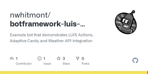 Github Nwhitmontbotframework Luis Adaptive Cards Weather Example