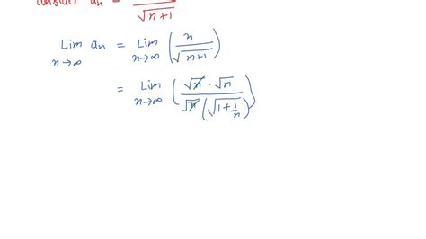 SOLVED Determine Whether The Given Sequence Converges If The Sequence