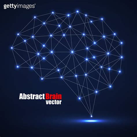 Abstract Geometric Brain With Triangular Polygons Network Connections 이미지 2150647820 게티이미지뱅크