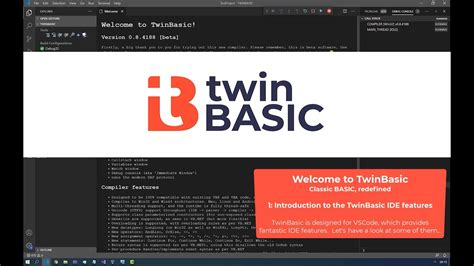 twinbasic introduction youtube