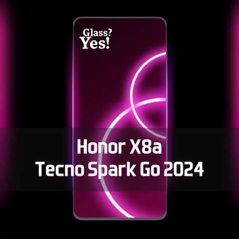 Защитное стекло для Honor X8a Tecno Spark Go 2024 на Хонор икс 8а х8а Текно спарк го 2024 купить