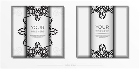 빈티지 추상 만달라 장식 고급스러운 흰색 사각형 엽서 템플릿 인쇄 및 타이포그래피에 적합한 우아하고 클래식한 벡터 요소 0명에 대한 스톡 벡터 아트 및 기타 이미지 Istock